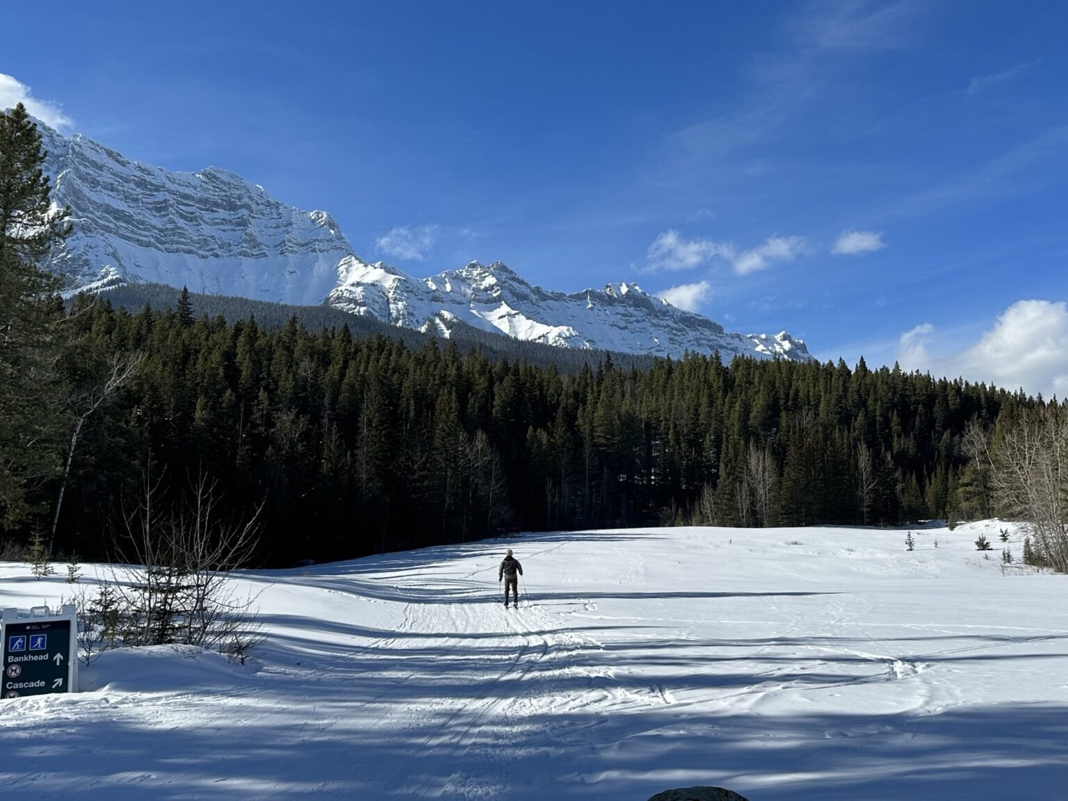 Cascade Valley Trail XC Skiing – Banff’s Most Scenic Route